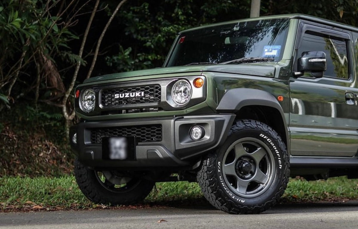 Suzuki Jimny (2018+) with BRADLEY V wheels – STREET TRACK LIFE