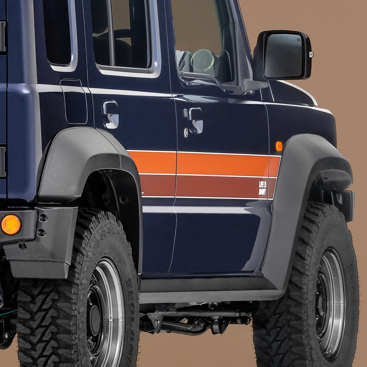 APIO "Life is Jimny" Side Decal for Suzuki Jimny (2023+) 5-Door ...