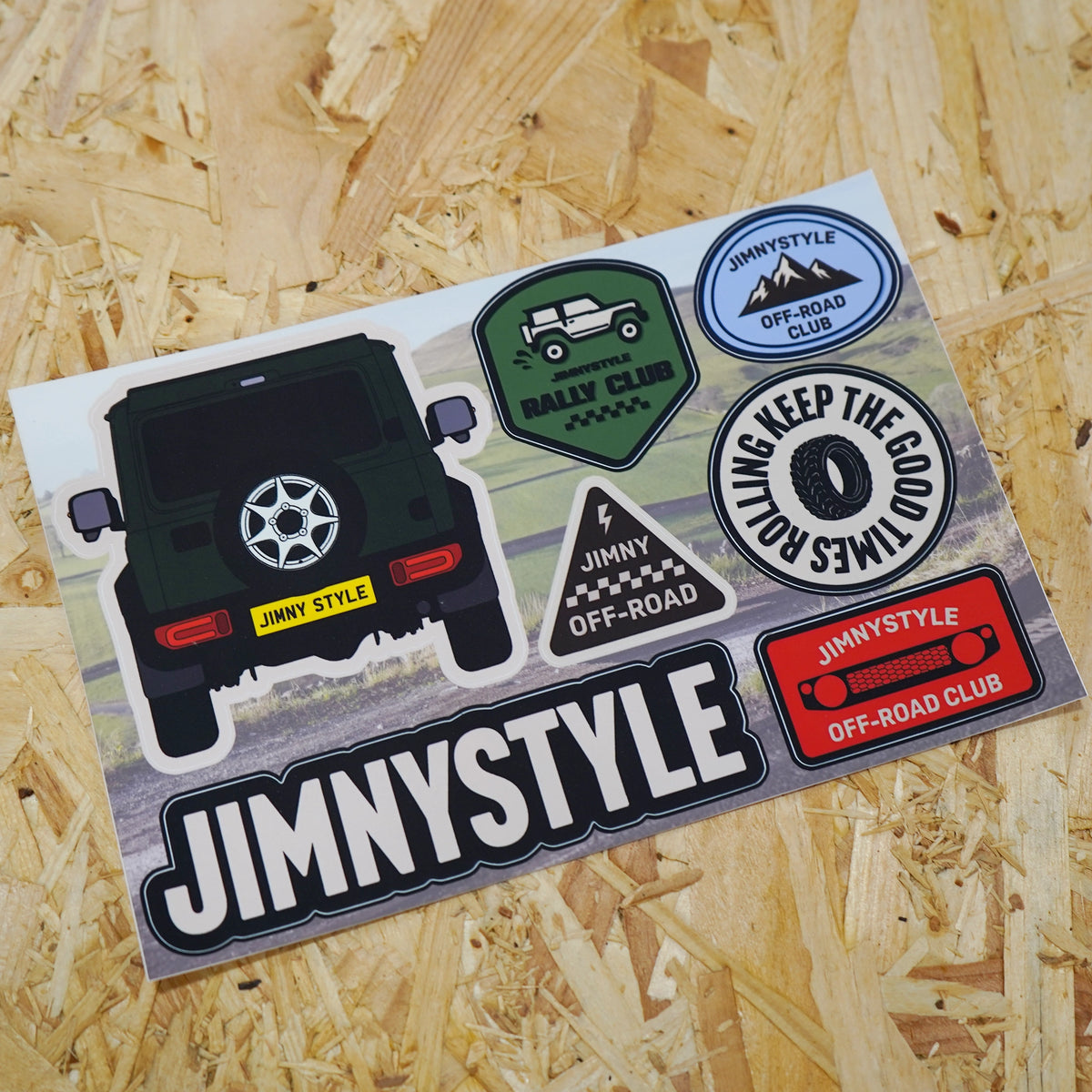 JIMNYSTYLE Off-Road Club Sticker Sheet – STREET TRACK LIFE