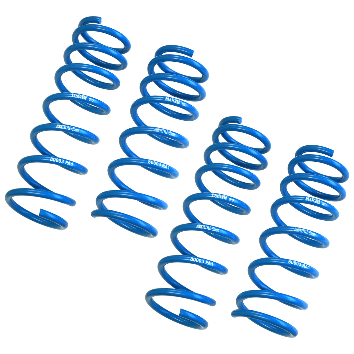 JIMNYSTYLE Explore +20mm H&R Progressive Springs for Suzuki Jimny (201 ...