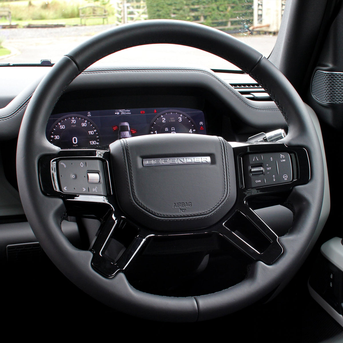Black Steering Wheel Trim Cover for Land Rover Defender (2020 ...